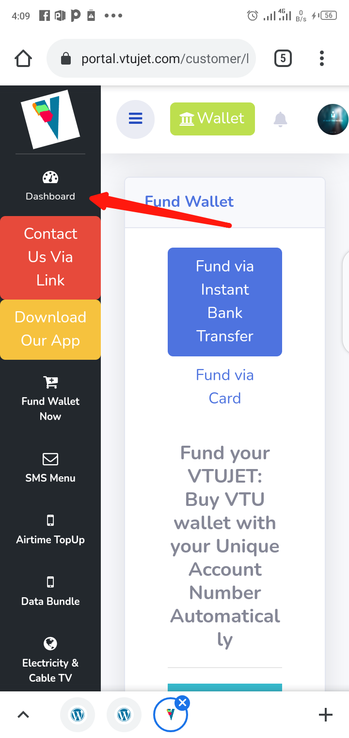 How To Fund Your VTUJet Wallet Using Instant Bank Transfer - VTUJET ...